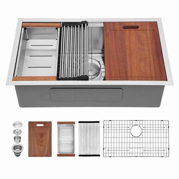 Quality Handmade Kitchen Workstation Stainless Steel Sink For Welding Lavaplatos for sale