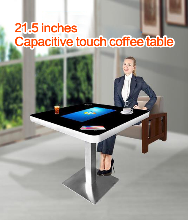 Touch Table Wifi Android / Windows System LCD Kiosk Interactive Multi Top Coffee Smart Touch Screen Table For Coffee
