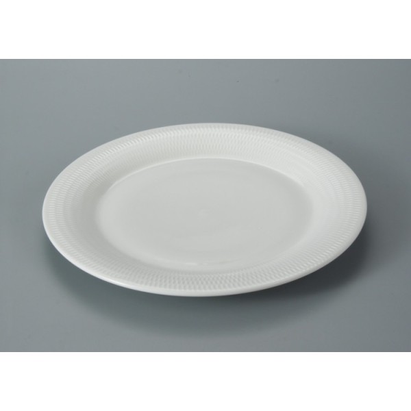 Quality Stackable 18Pcs Ceramic Dining Set With Spot Emboss for sale