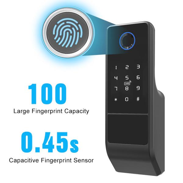 Quality Home Security Fingerprint Tuya Smart Lock APP Door Lock Remote Control for sale