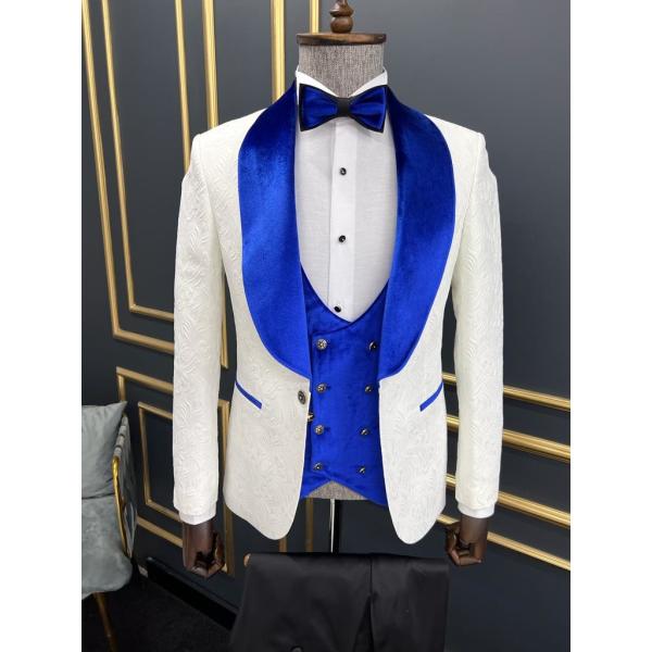 Quality Wedding Party 3 Piece Tuxedo Suit For Men for sale