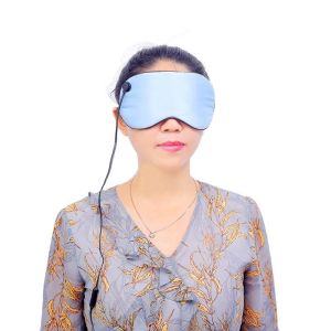 Quality Silk Material Electric Heated Eye Mask USB 5V Input Power For Sleep ODM OEM for sale
