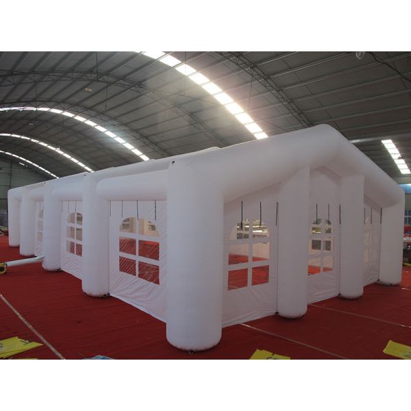 Quality 20*10m Customized Inflatable White Wedding Tent for Outdoor Playground and for sale