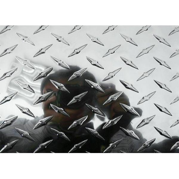 Quality Lightweight Diamond Metal Sheet 6061 T6 Aluminum Plate With 1.6mm - 6.0mm Thickness for sale