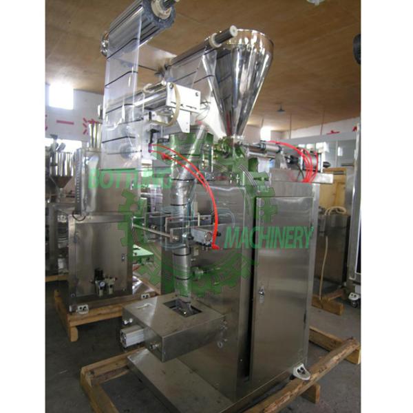 Quality 3 / 4 Side Sealing Chili Tomato Paste Fruit Pulp Soybean Oil Sachet Packing Machine for sale