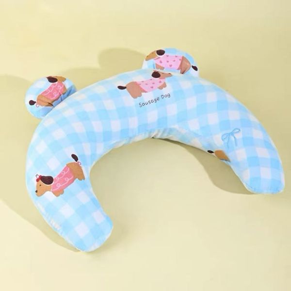 Quality Moon-Shaped Plush Pet Pillow - Cushiony Dog & Cat Bed for Small Pets, Thick for sale