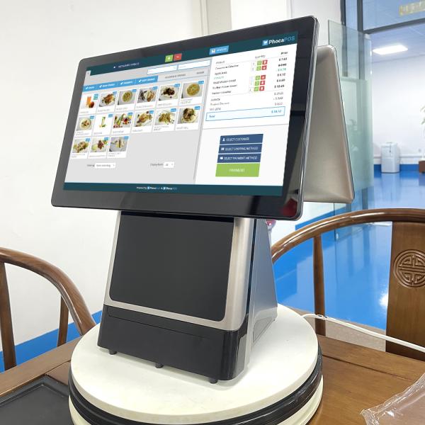 Quality 15.6 Inch Touch Screen All in One POS System Smart Windows Cash Register for sale