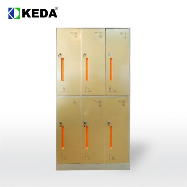 Quality Flat Packing 0.157 CBM W900mm Metal Staff Lockers for sale