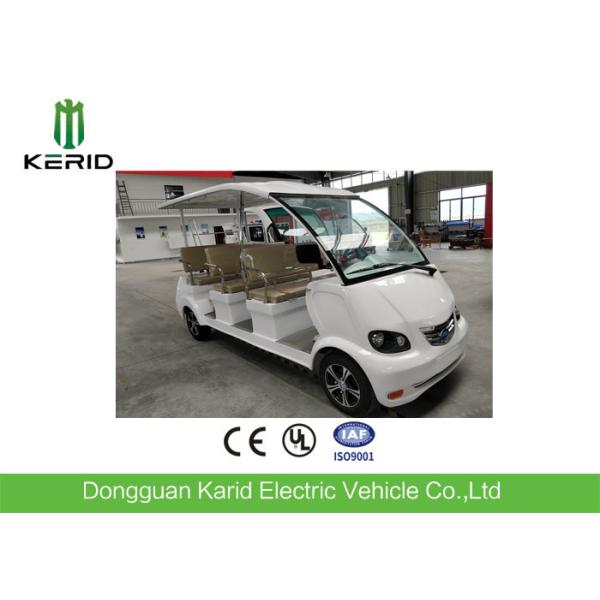 Quality 48V 8 Seater Electric Utility Cart With High Impact Fiber Glass Body for sale