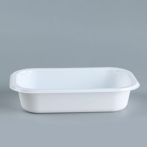 Quality 18*13*3cm Microwave Safe White CPET Trays Food Packaging for sale