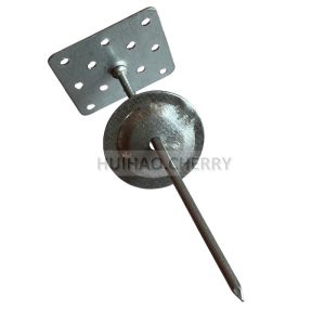 Quality 1.6x24x24mm Aluminum Perforated Insulation Pins Self Adhesive Used For External for sale