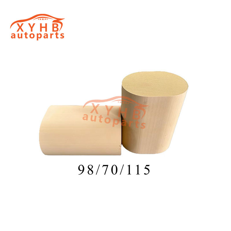 Ceramic Carrier Three-Way Catalyst High-Quality Euro 1-5 Model: 98*70*115