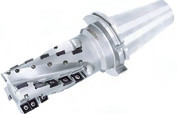 Quality Holistic Interchangeable Heads Helical End Mills For Steel Milling for sale