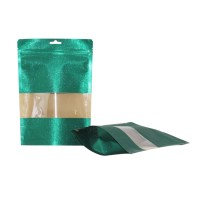 Quality Food Grade Christmas Multi Color Food Packaging Stand Up Pouch Kraft Paper for sale