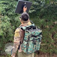 Quality Camouflage Backpack Drone Jammer 6 Band 2.4G 5.8G 433M 900M 1.2G 1.5G 2.5KM for sale