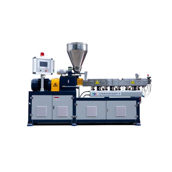 Quality Used Double Twin Screw Extruder Grey Color 600 rpm Speed Second Hand Plastic Extruder for sale