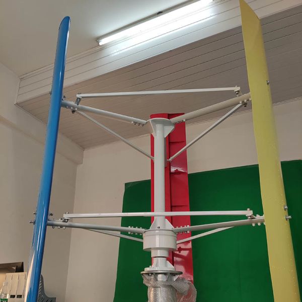 Quality Low Starting Torque H Vertical Wind Turbine 5KW Small Vertical Axis Wind Turbine for sale