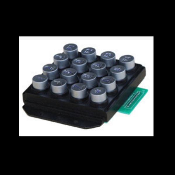 Quality Zinc Alloy Backlit Numeric Keypad Aging Resistant With Abs Frame for sale