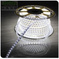 Quality Wholesale AC 240V led strip 100m white christmas ribbon 5050 smd 60LED/M for sale