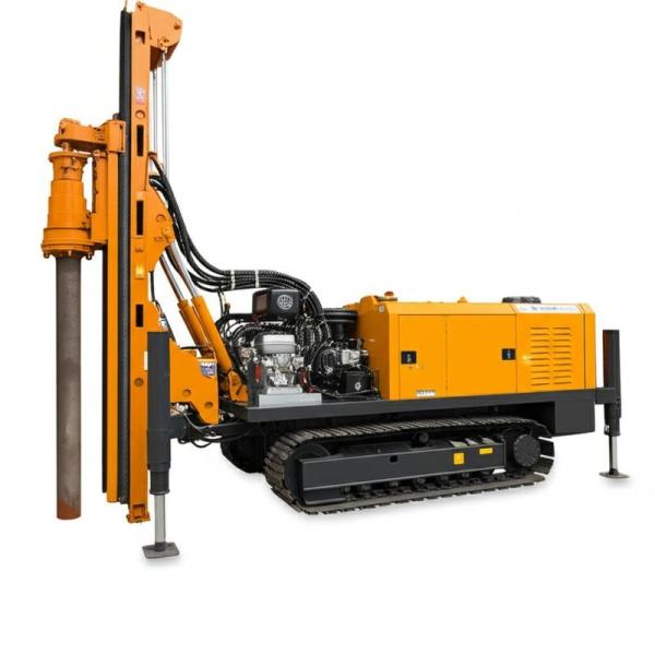 Quality Smooth Drilling Crawler Water Well Drilling Rig with 10-35m/H Drilling Efficiency and 264kw Power for sale