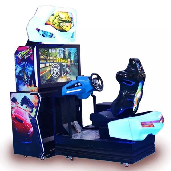 Quality 42LCD Dynamic Car Racing Game Machine Immersive With Humanity Design for sale