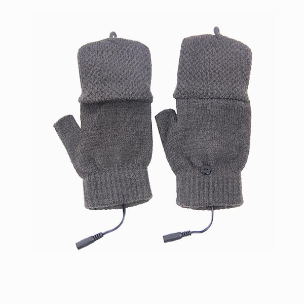 Quality Fingerless Washable Rechargeable Heating Gloves 5W Suitable For Gaming for sale