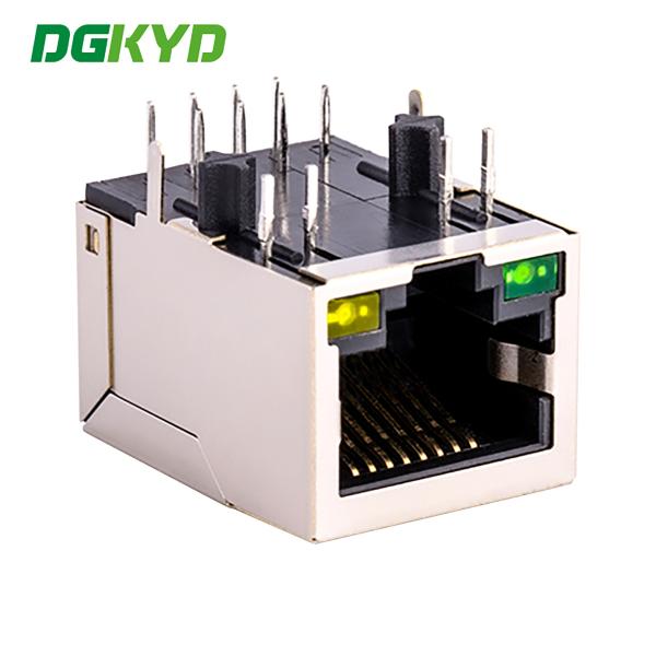 Quality RJ45 Ethernet socket 100Mbps integrated filter with POE network interface for sale