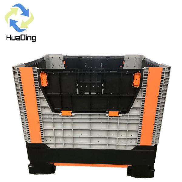 Quality 1-4 Ton Capacity HDPE/PP Large Foldable Plastic Pallet and Storage Containers for sale