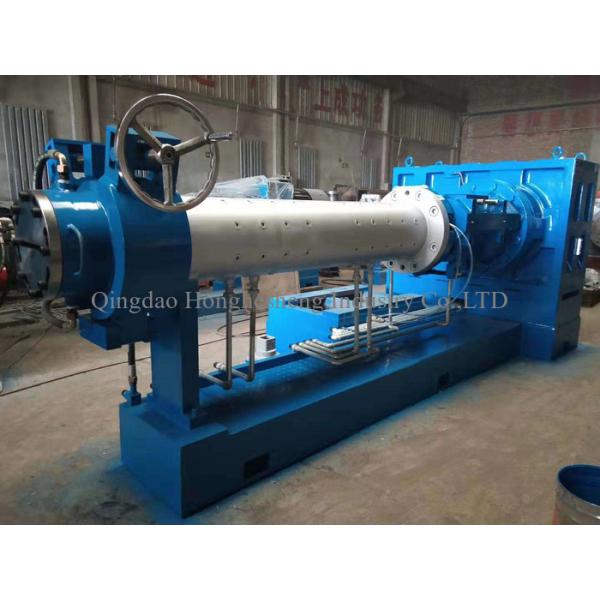 Quality Cold Feed Vacuum Rubber Extruding Machine Single Compound Microwave Vulcanizatio for sale