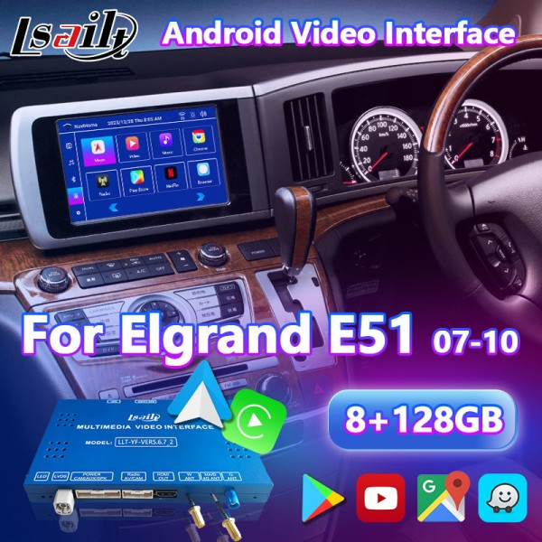 Quality Lsailt Android Navigation Multimedia Interface for 2007-2010 Nissan Elgrand E51 for sale
