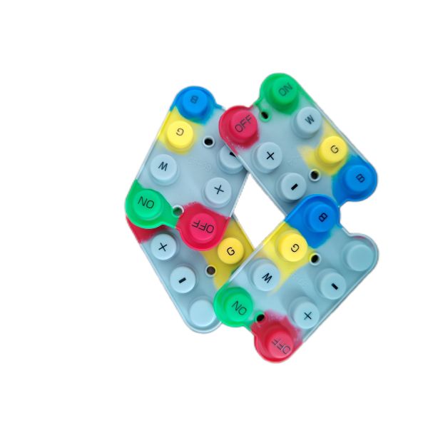 Quality Customized Shape Silicone Buttons For Electronic Devices With Conductive Button for sale