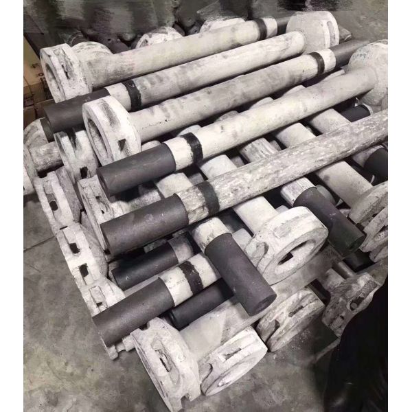 Quality Extruded Graphite Forming Industrial Grade Resin Impregnated Graphite Rotor for sale