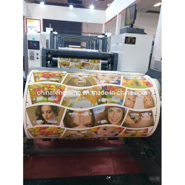 Quality Food Packaging Flexo Paper Cup Printer with 100mm Diameter of Web Roller for sale