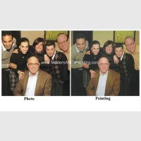 Quality Personal Custom Oil Painting Portraits Family Oil Portraits Canvas For House for sale