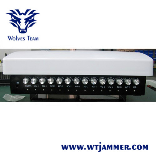 Quality GSM CDMA 3G 4G 350W Mobile Phone Network Jammer for sale