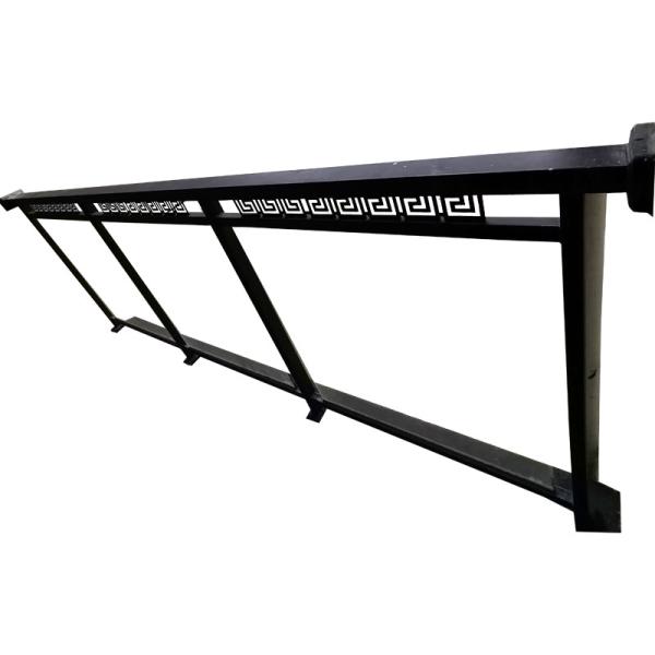 Quality 42in Aluminum Metal Balcony Railing Balustrade Black Customized for sale