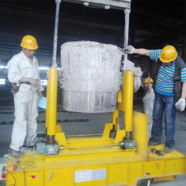 Quality Electric Remote Control Ladle Transfer Cart Automatic Steady Security for sale