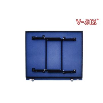 Quality Movable Indoor Table Tennis Table Single Folding Blue Color Easy Install For for sale