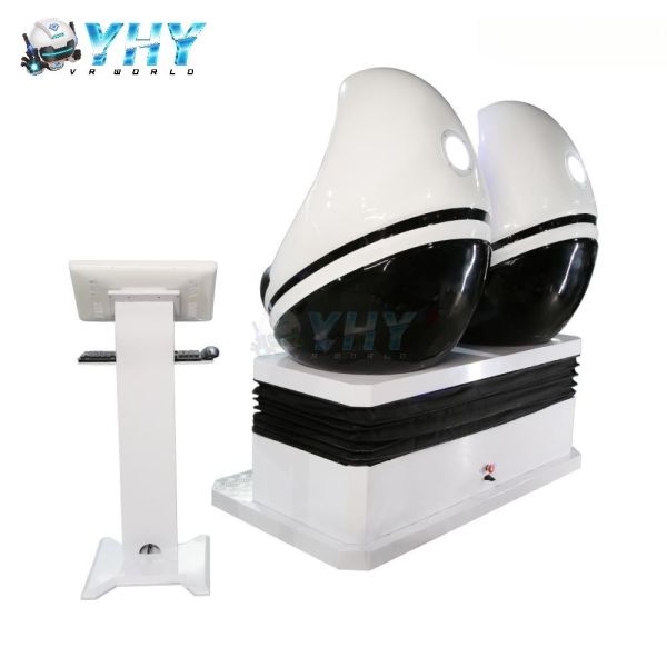 Quality VR Double Egg Chair Virtual Reality Machine 2 Seats VR Cinema 9D Simulator for sale