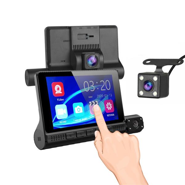 Quality 4Inch Touchscreen Wireless Dashboard Camera Dashboard DVR System GSensor Motion for sale
