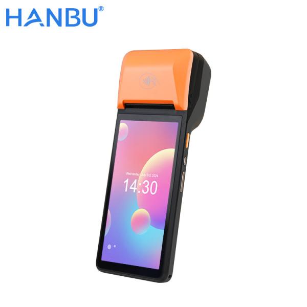 Quality 58mm Terminal Receipt Printer 64GB Mobile POS System With Printer And 5MP Rear for sale