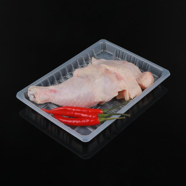 Quality Hengmaster Pet Clear Serving Oval Disposable Plastic Tray White for sale