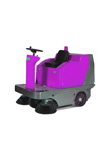 Quality Airport Wharf Mechanical 80L Dustbin Floor Sweeper for sale