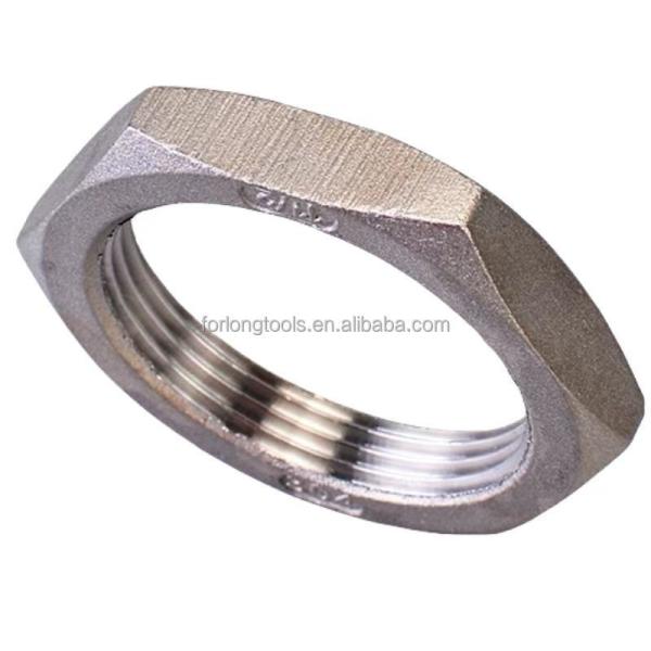 Quality Imperial Inch Measurement System Stainless Steel Hex Jam Nut 7/16-20 Thin Nut Hexagon Standard Size for Easy Installation for sale