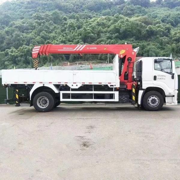 Quality Versatile Cargo Truck Mounted Crane Efficient Lifting Transport Stability For Construction Logistics Powerful Jib Cranes for sale