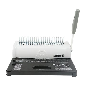 Quality 21 Holes Jotter Binding Comb Binding Machine with 38*27*33cm Size and Performanc for sale