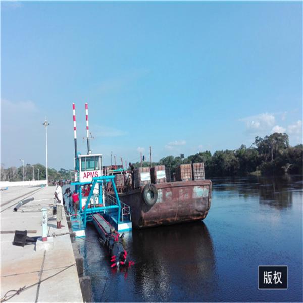 Quality KEDA sand dredger jet suction 14m Digging Depth 800Kw sand gold dredger for sale