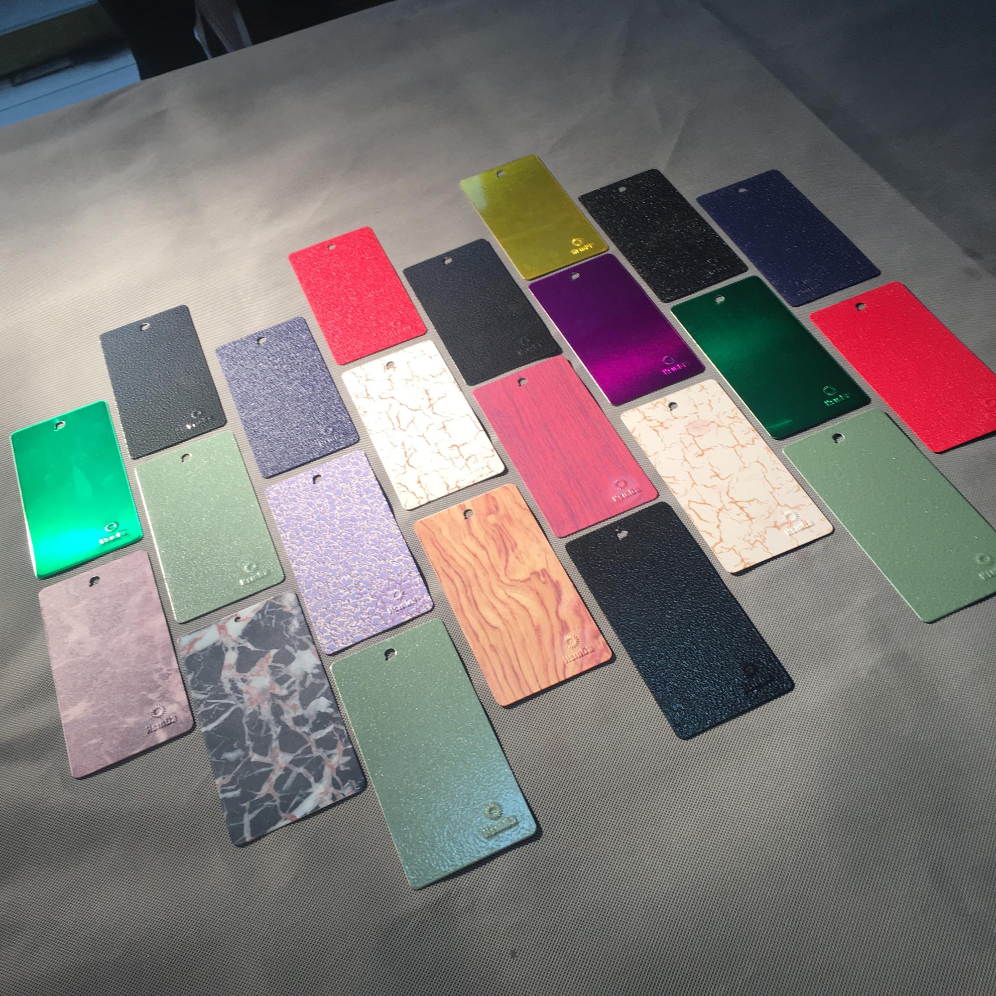 electrostatic epoxy pearl color paint shiny metallic sand texture spray painting lead free material powder coating