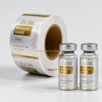 Quality Custom Shape Printed Hot Stamping Hologram Premium Waterproof Vinyl Labels for sale