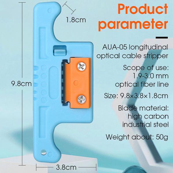 Quality FONGKO FTTH Mid Span Access Tool AUA-05 Longitudinal Fiber Optic Cable Stripper for sale